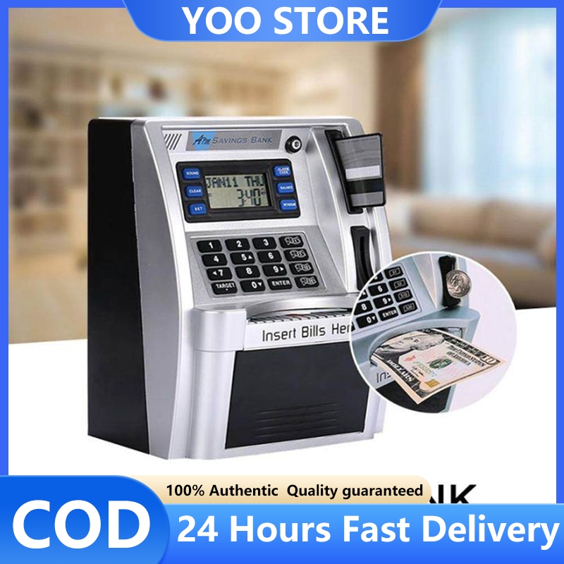 Children's toys mini small ATM savings toy bank machine digital ...