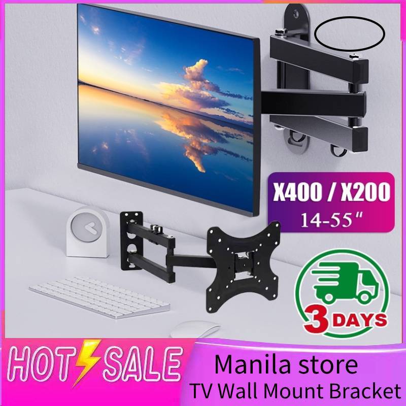 Articulating TV Wall Mount for 15-55 Inch Screen up to 117 lbs ...