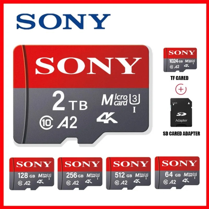 New original 2TB SONY Ultra MicroSD /TF flash card 256GB 1TB 512GB ...