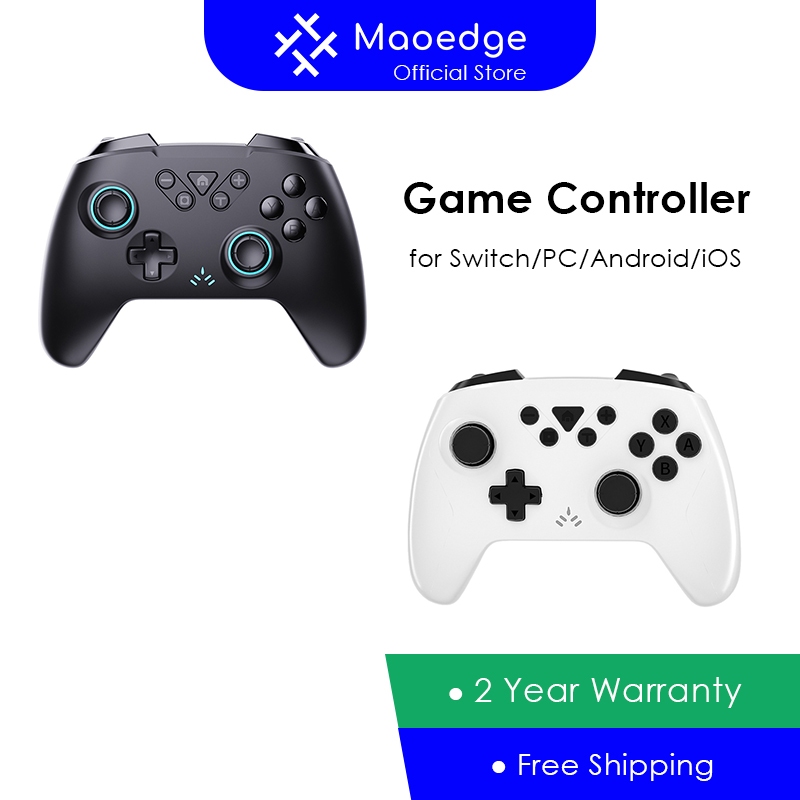 Maoedge Wireless Game Controller Bluetooth Gamepad with Light for Nintendo Switch PC iOS Android ...