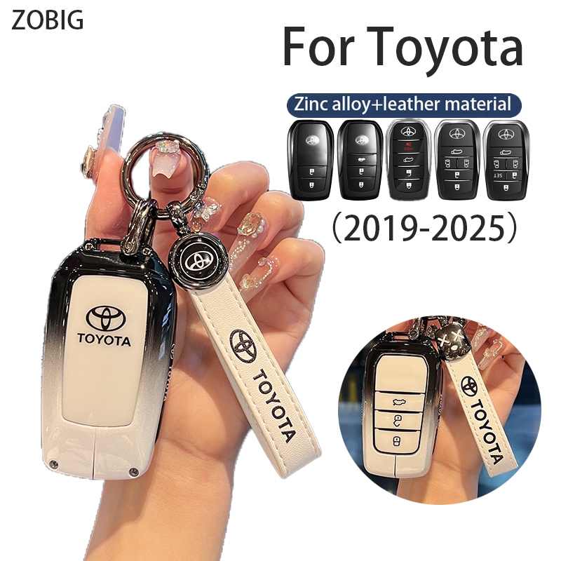 ZOBIG zinc alloy Colourful Key Fob Cover for Toyota Alphard Hellfire ...