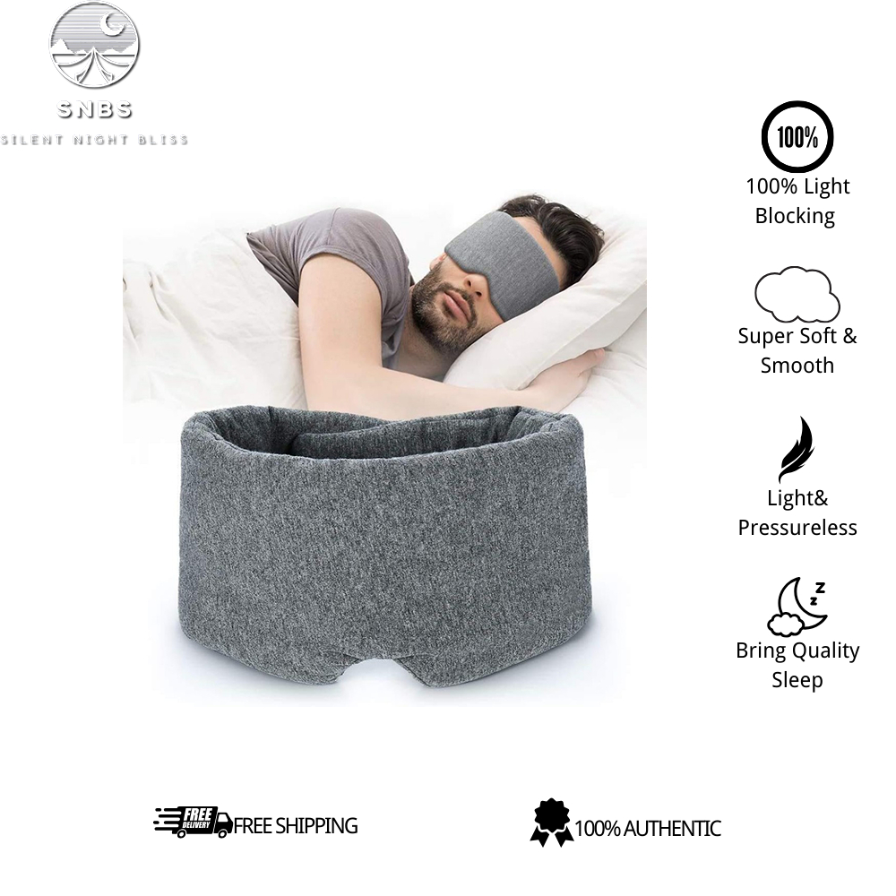 Blackout Cotton Sleep Mask - Light Blocking Handmade Sleep Eye Masks ...