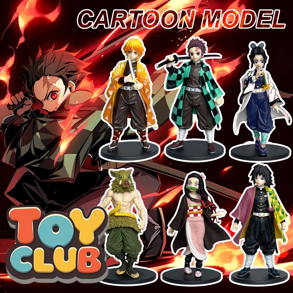 Demon Slayer Figure Set Adult Children Anime Toys PVC Model Doll ...