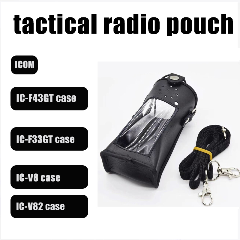 Tactical Radio Pouch Radio Holder Case for Security Guard ICOM V82 ...