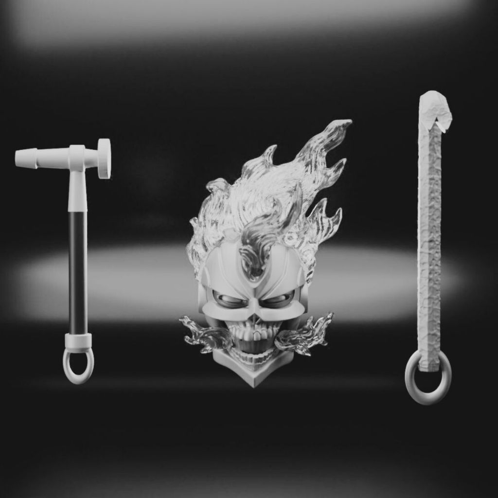 Unpainted 1/12 Scale Ghost Rider Robbie Reyes Head Carved Model Fit For ...