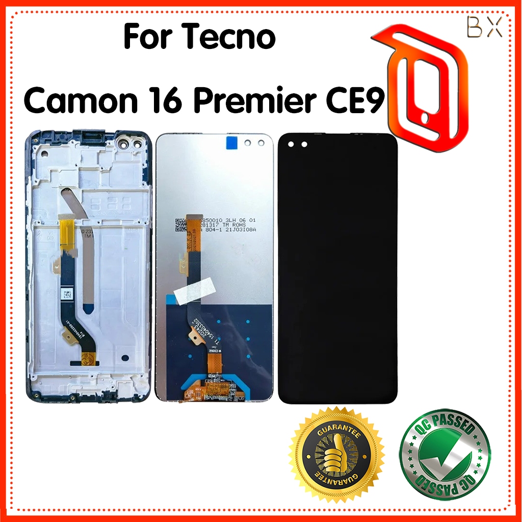 For Tecno Camon 16 Premier CE9 LCD Display Touch Screen Digitizer ...