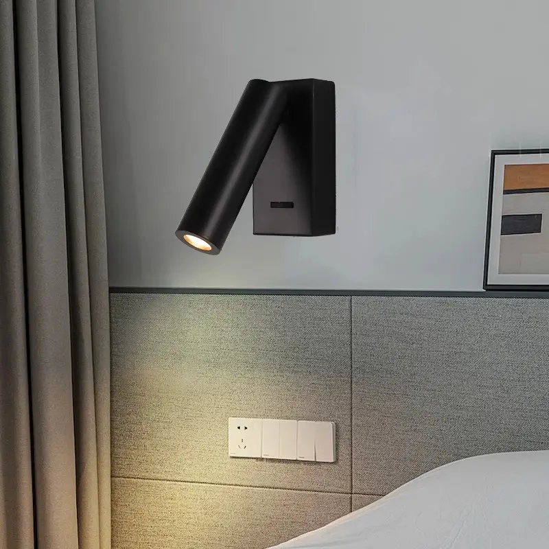 Modern Bedside Reading Wall Lamp With Switch Spotlight,Minimalist ...