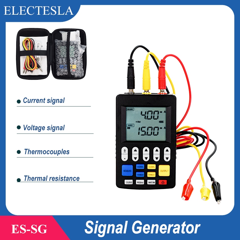 Portable Signal Generator 4-20mA Analog Current Voltage Temperature RTD ...