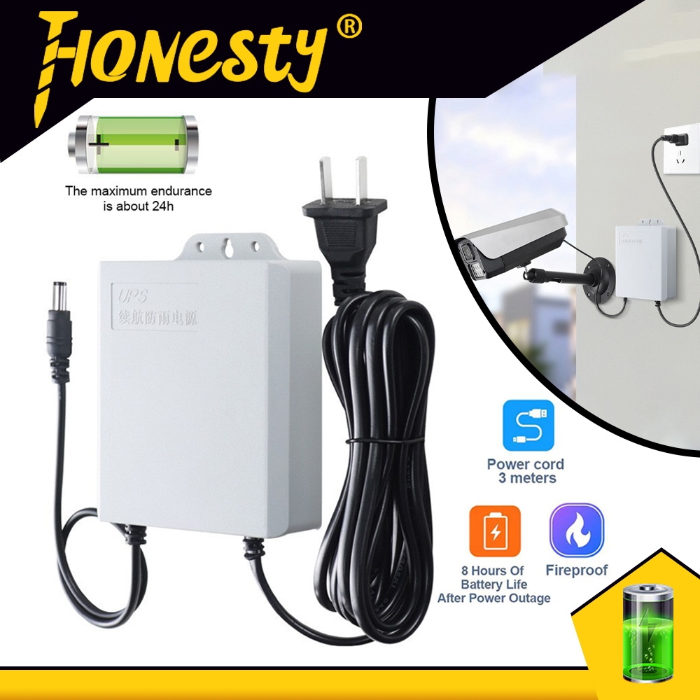 V380 PRO 12V 1.5A with UPS Battery Backup for WiFi Routers Modems and ...