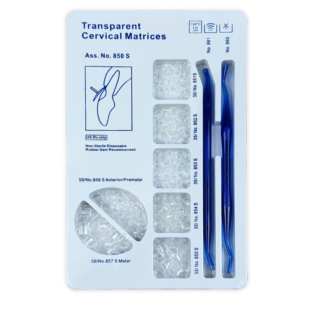 277Pcs/set Dental Transparent Matrix Cervical Matrices Composite ...