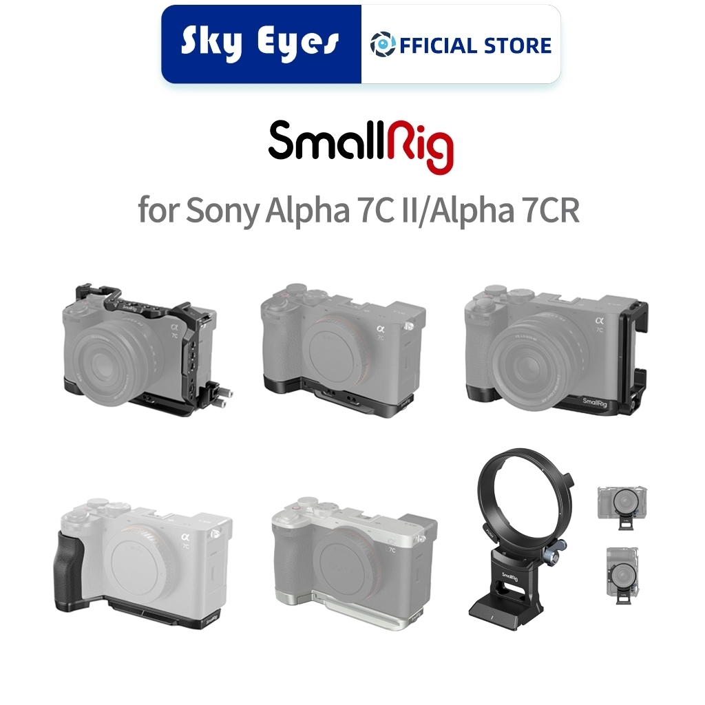 SmallRig Camera Cage Kit/Quick-Release Base Plate/L-Shape Grip for Sony ...