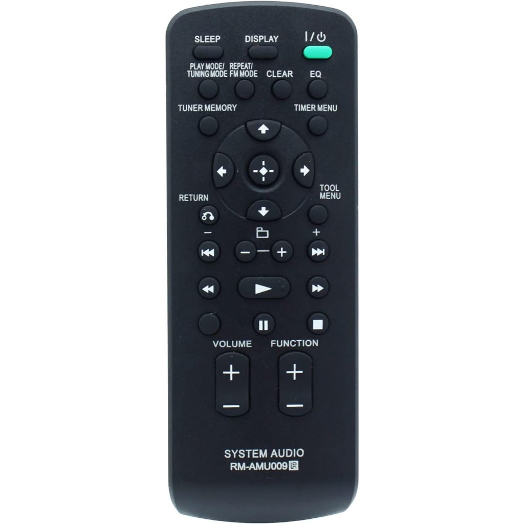 Rm Amu009 Remote Control Replacement For Sony Mini Hi Fi Component