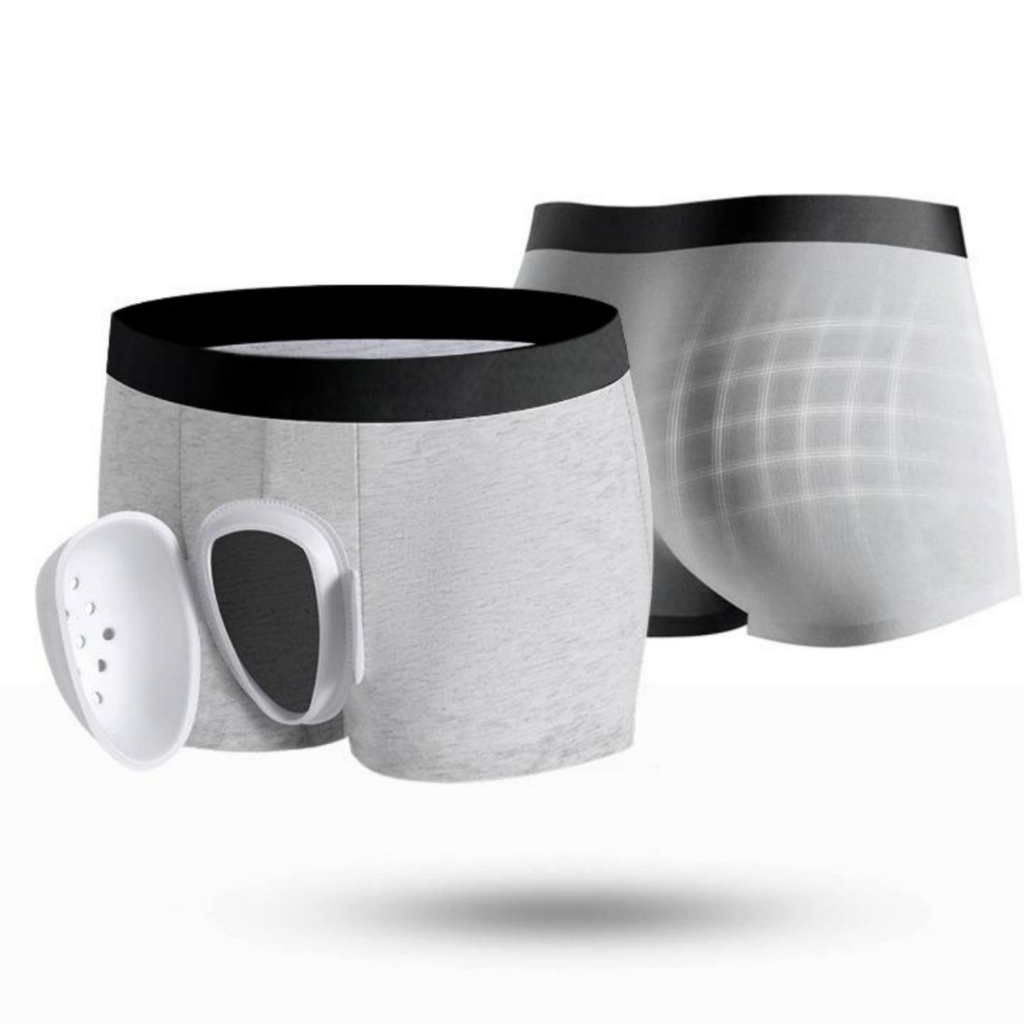 Men's Circumcising Boxer Underwear Protection Pouch Plus Size Mens ...