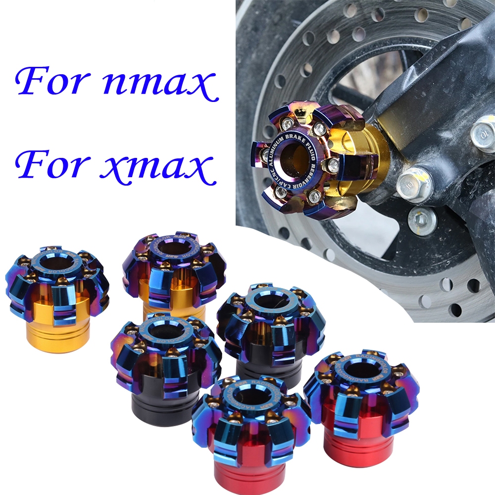 Motorcycle CNC aluminum alloy 1 pair front wheel axle cover front axle ...