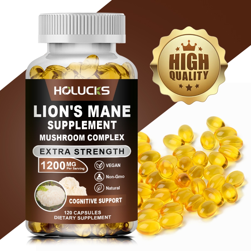 Holucks Natural Premium Brain - Boosting Lion’s Mane Mushroom Capsules ... Holucks Natural Premium Brain - Boosting Lion’s Mane Mushroom Capsules ...