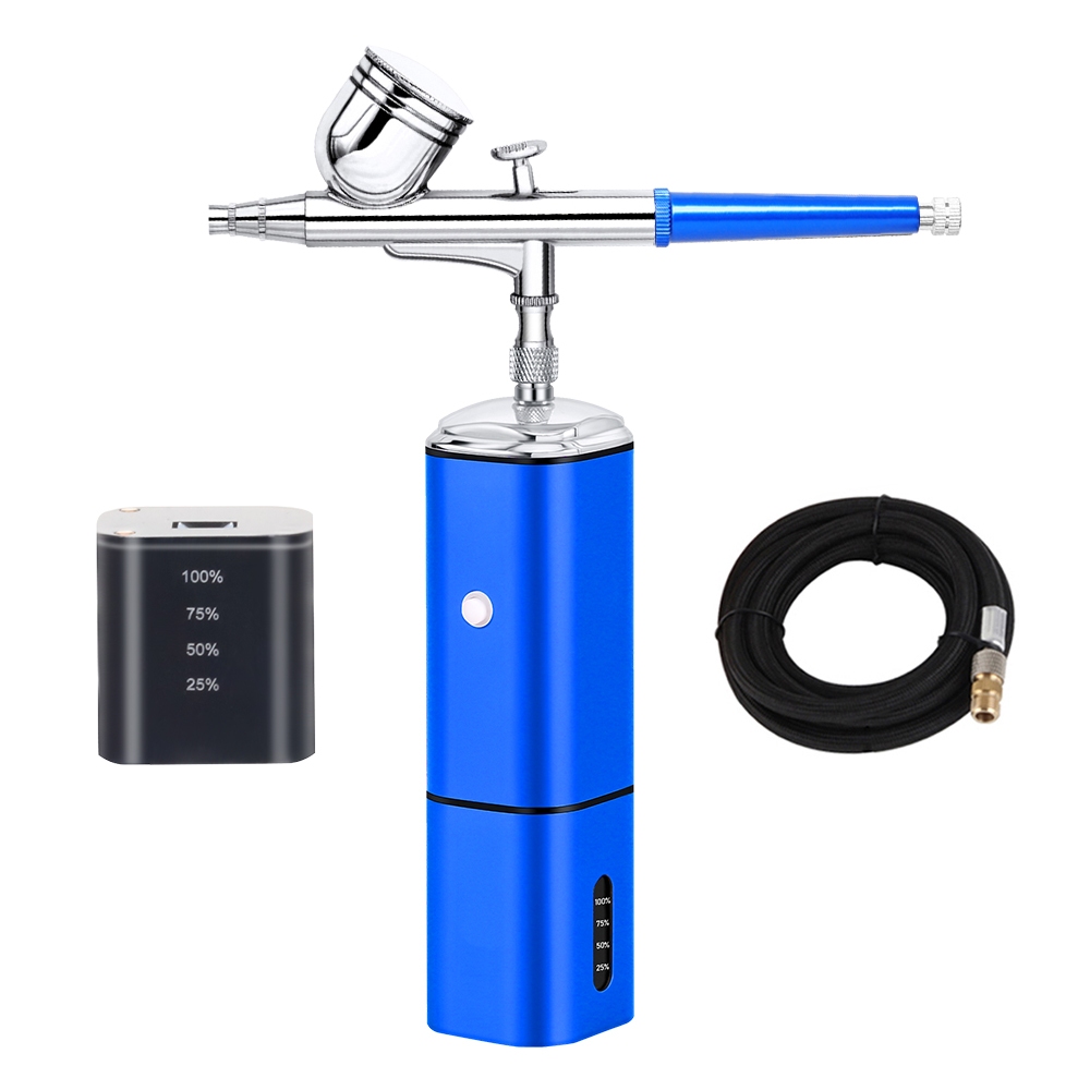 Cordless Spray Gun, with 2 Batteries, 32PSI Portable Spray Gun Kits ...