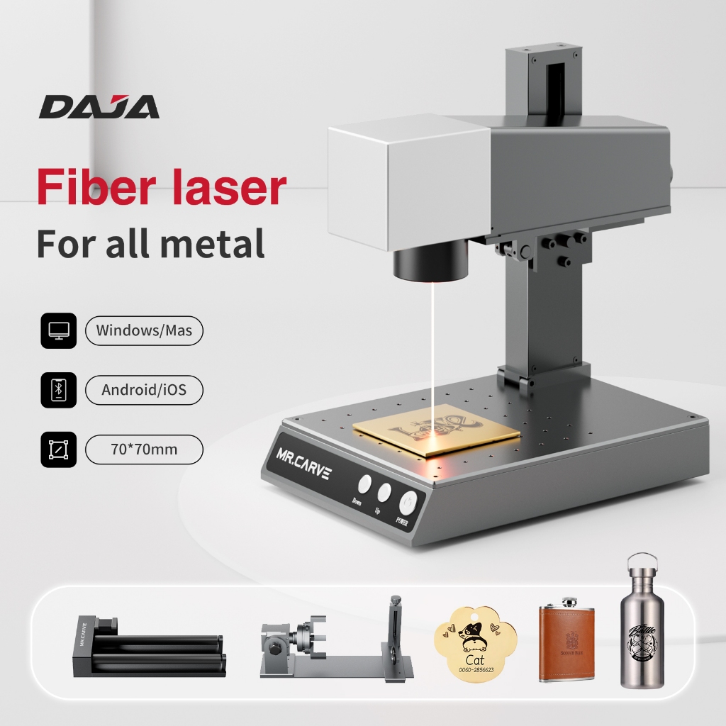 DAJA M1 Laser Engraver Optical fiber laser marking machine/portable ...