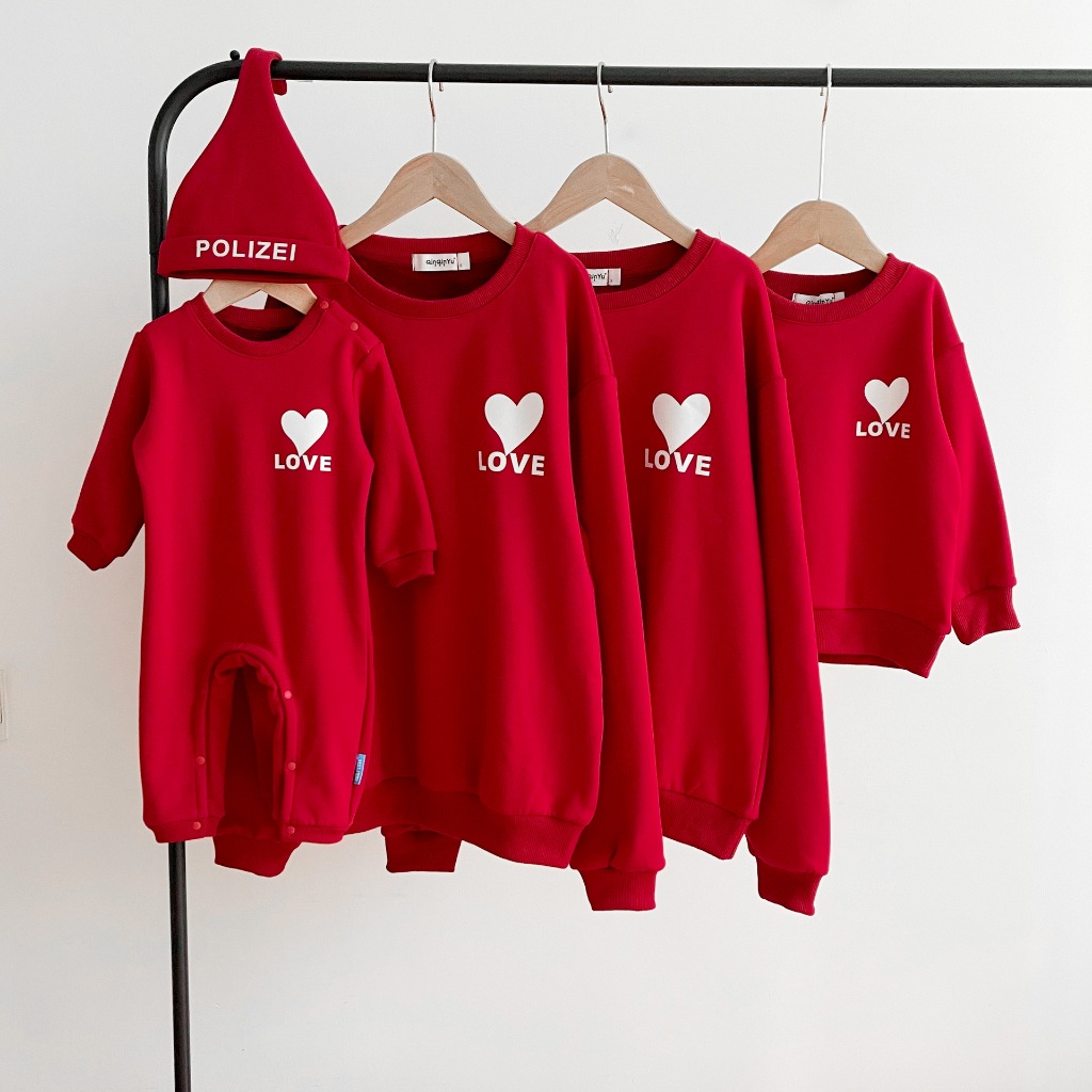 Family Matching Outfit Sweatshirt Baby Romper Men Long Sleeve Clothes ...