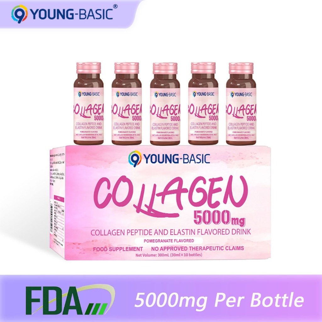 9YOUNG-BASIC Collagen Drink Korean Collagen Tripeptide+Fish Collagen ...