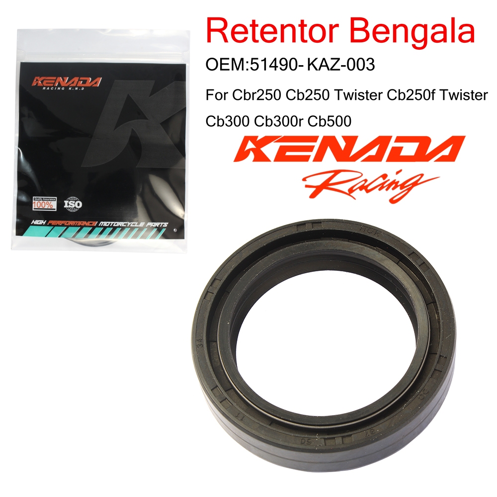 Kenada Racing 37mm x 50mm x 11mm Front Fork Shock Damper Oil Seal & Dust Seal Kit Set Motorcycle ...