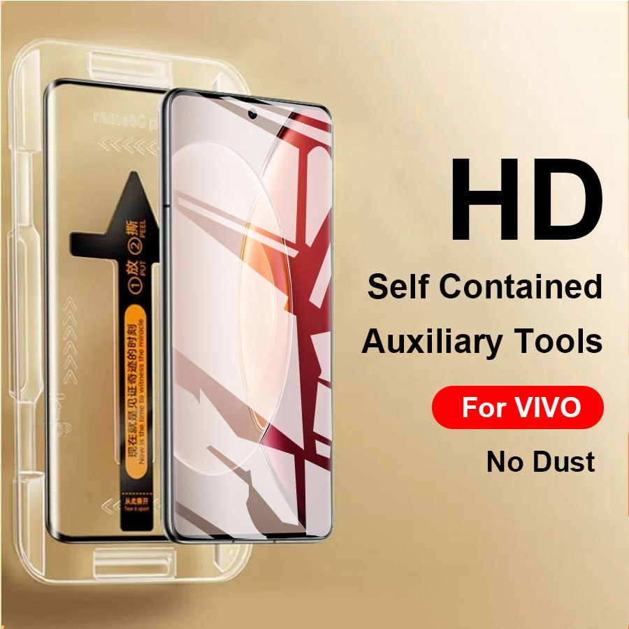 One-click installation Tempered Glass For Vivo V50 V40 V30 V29 V27 V25 Pro 5G V40 Lite V40E V30E ...