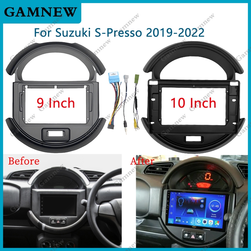 9 Inch 10 Inch Car Frame Fascia Adapter Android Radio Dash Fitting ...