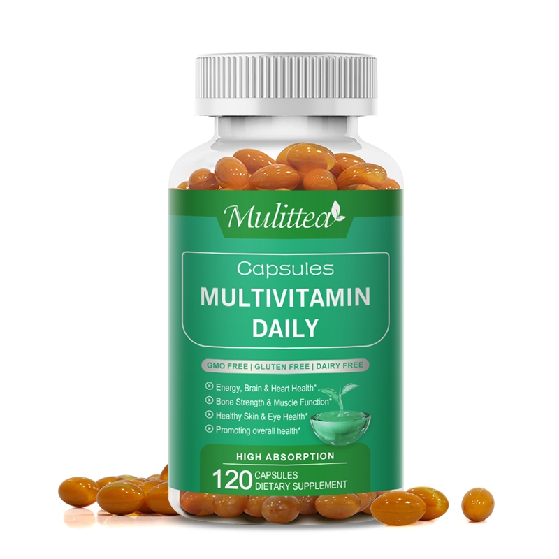 Mulittea Multivitamin Capsules Immune System and Energy Support ...