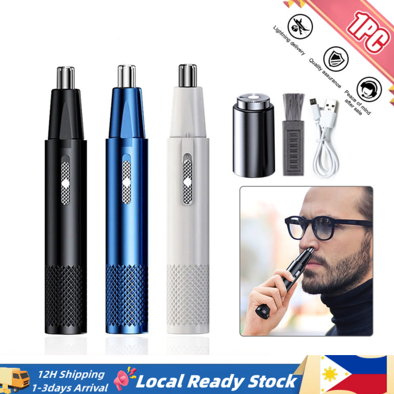 (Local Seller) Electric Nose Hair Clipper Rechargeable Multi-kinetic ...
