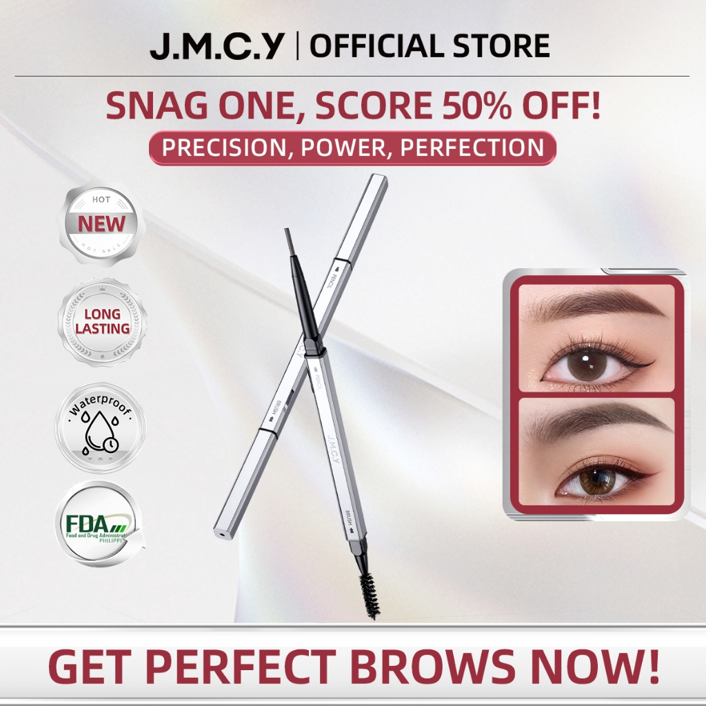 【NEW ARRIVAL】JMCY Double Head Eyebrow Pencil Long-lasting Waterproof ...