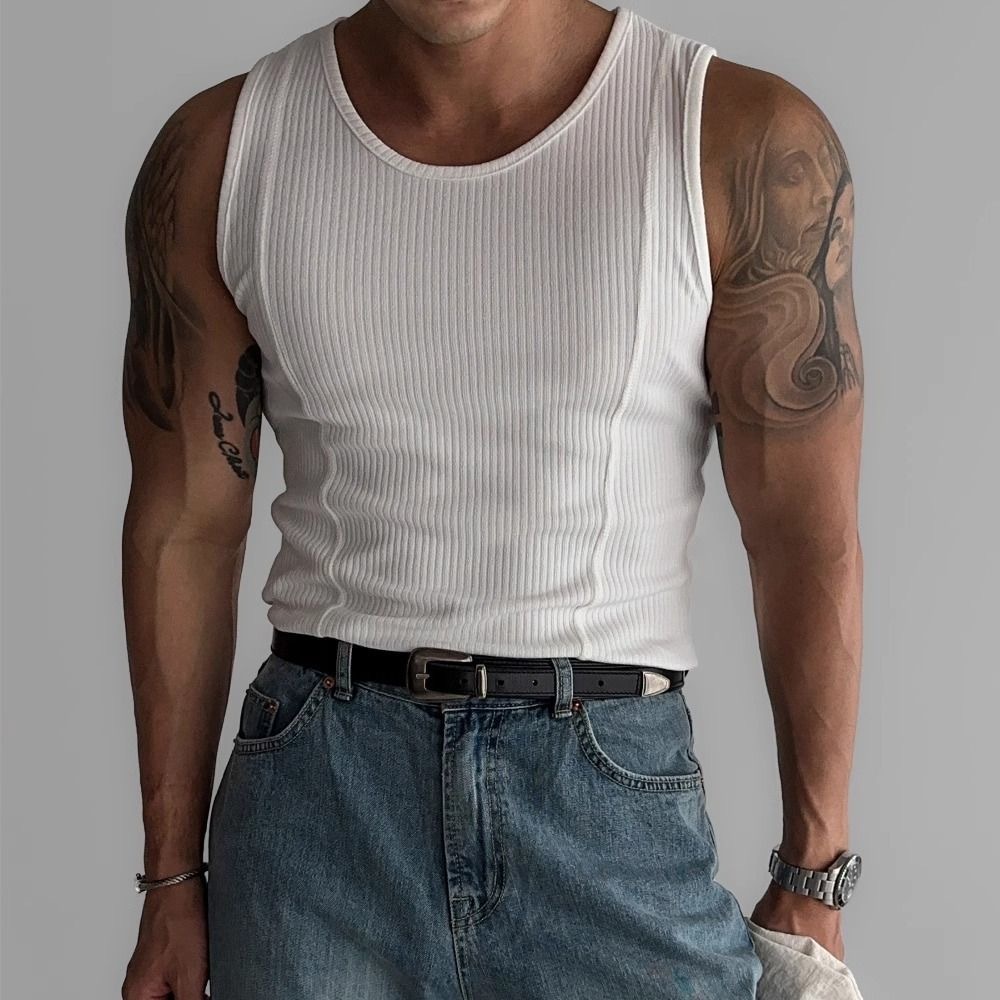 [MAOINGMEN] Gym Sando For Men Breathable Sweat-Absorbent Sports Vest ...