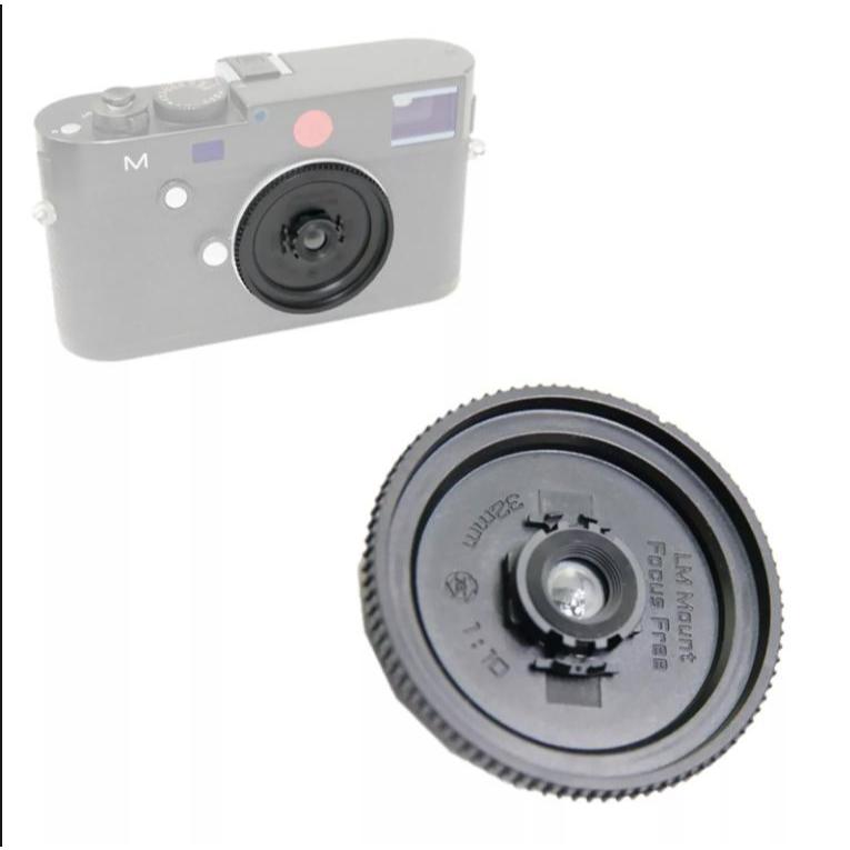 Body Cap Lens 32mm F10 Pancake Lens Wide Angle Focus Free For Leica M ...