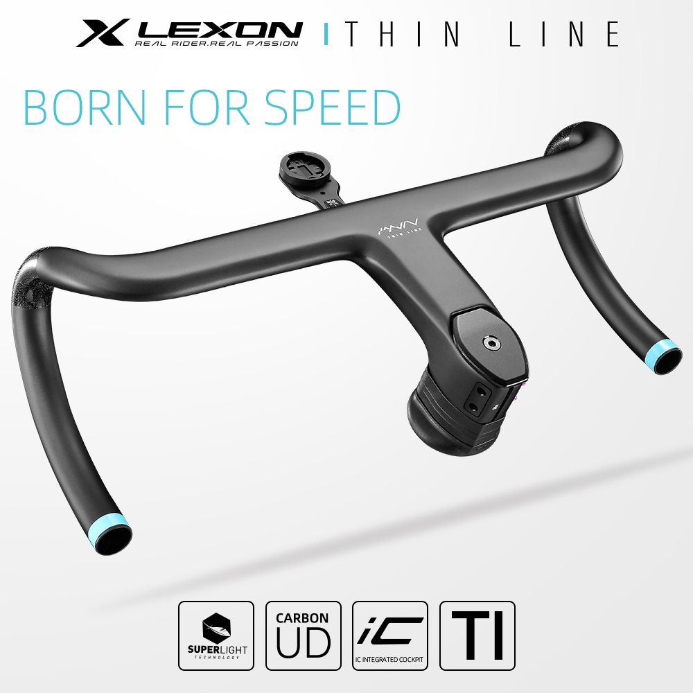 LEXON THIN LINE Carbon Handlebar Road Integrated Handlebar Supported ...