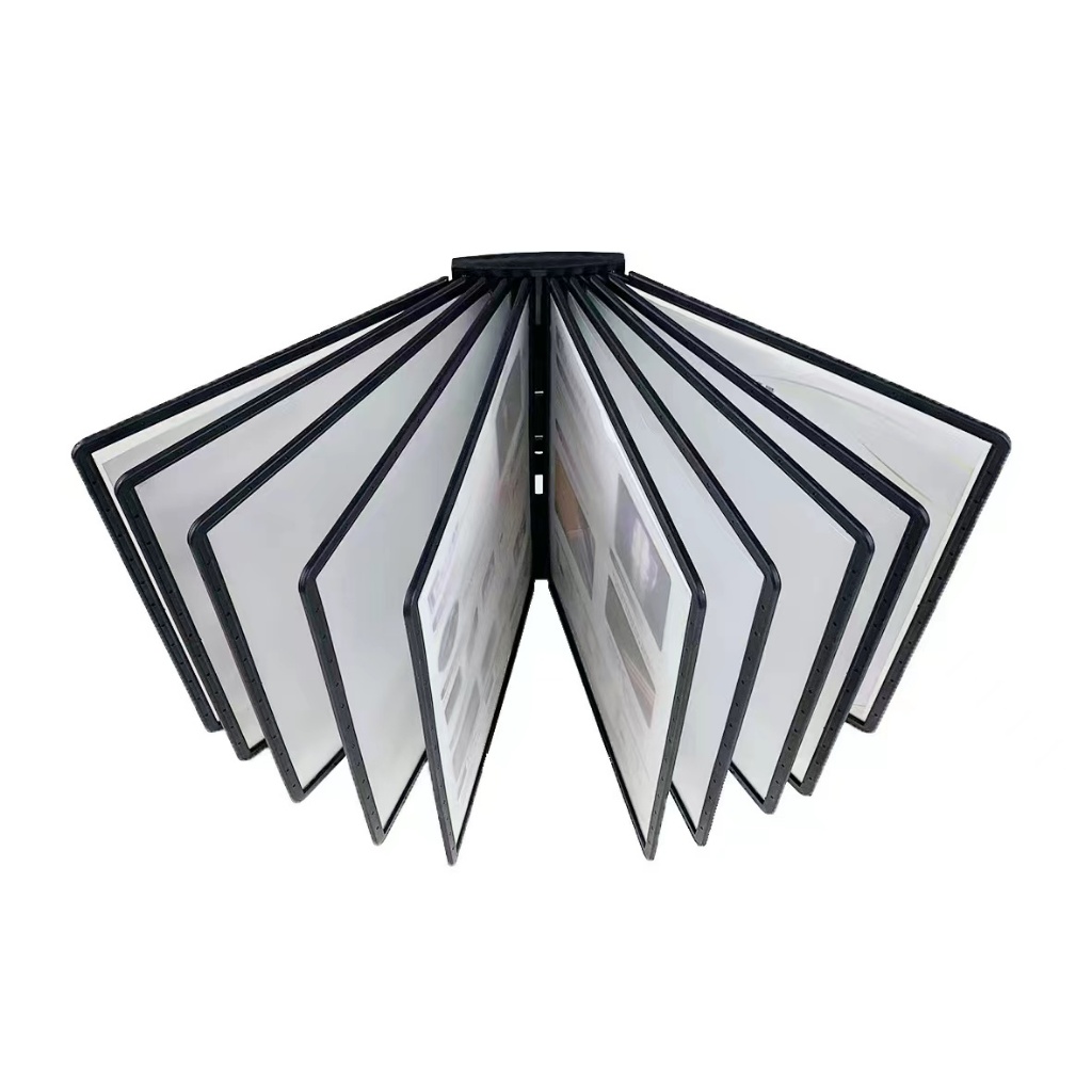 Wenjiu 10 Pages Wall-Mounted File Rack A4 Standard Homework Guide Book ...