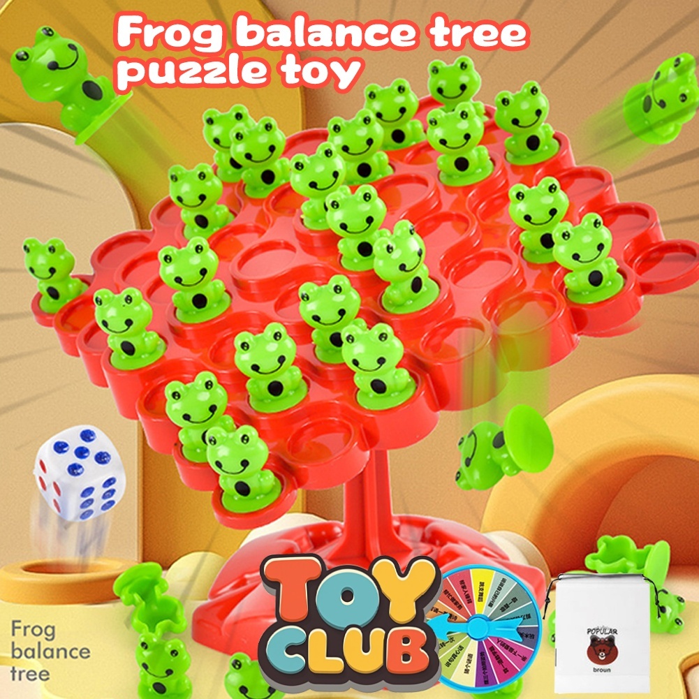 Frog Balance Tree Toy Thinking Training Puzzle Toys Educational Parent ...