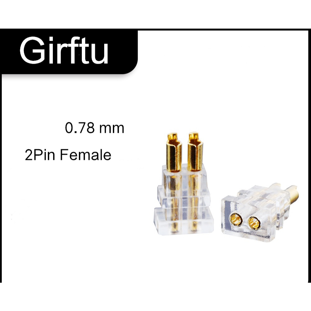 2pin 0.78mm Female Earphone Socket Plug POM for W4R UE UM Earbuds KZ ...