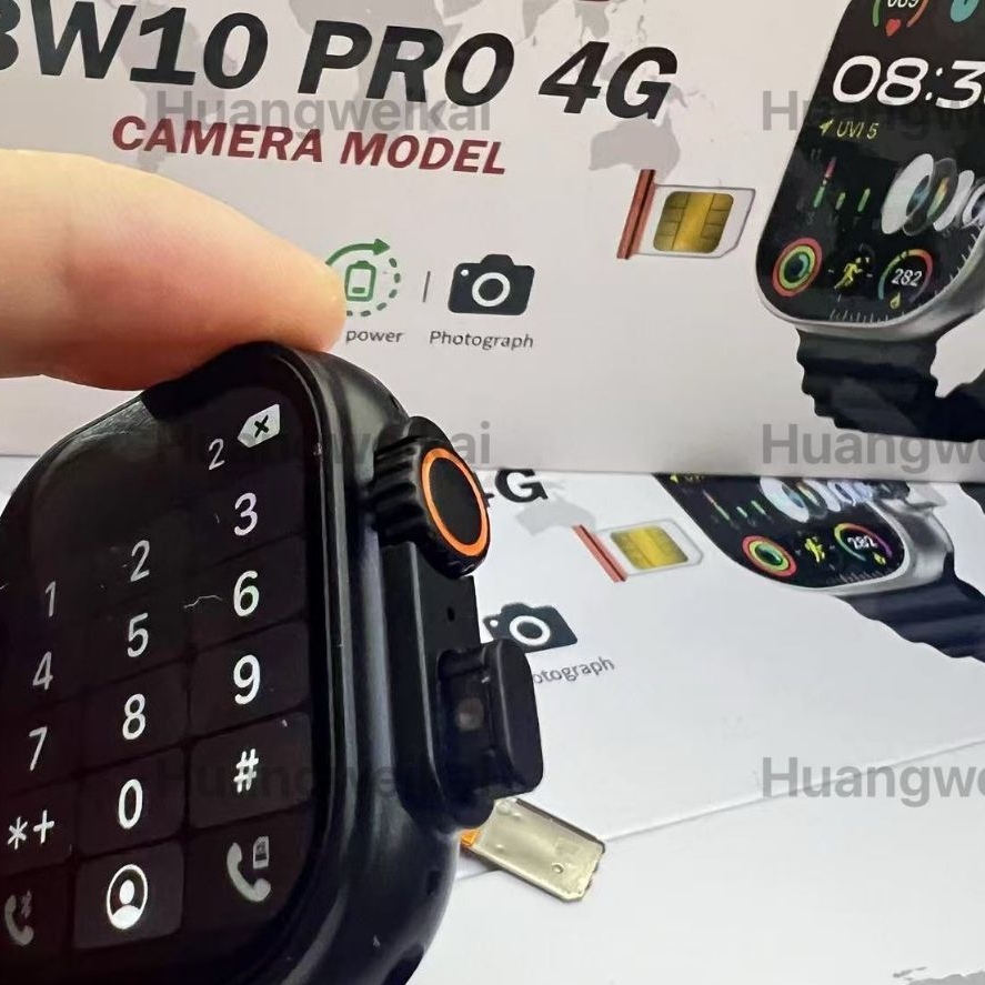 2025 latest BW10 Pro 4G Smart watch 2.5 inches ultra 2 With Camera ...