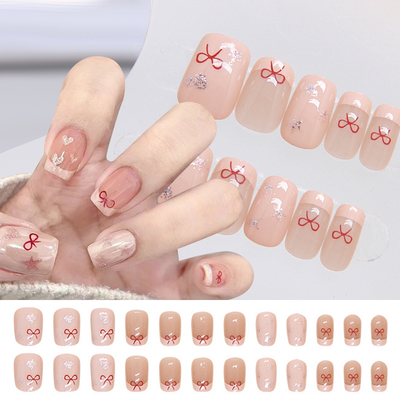 Born Pretty Fake Nail Diy Decoration False Acrylic Set Tool 24 Pcs/Box ...