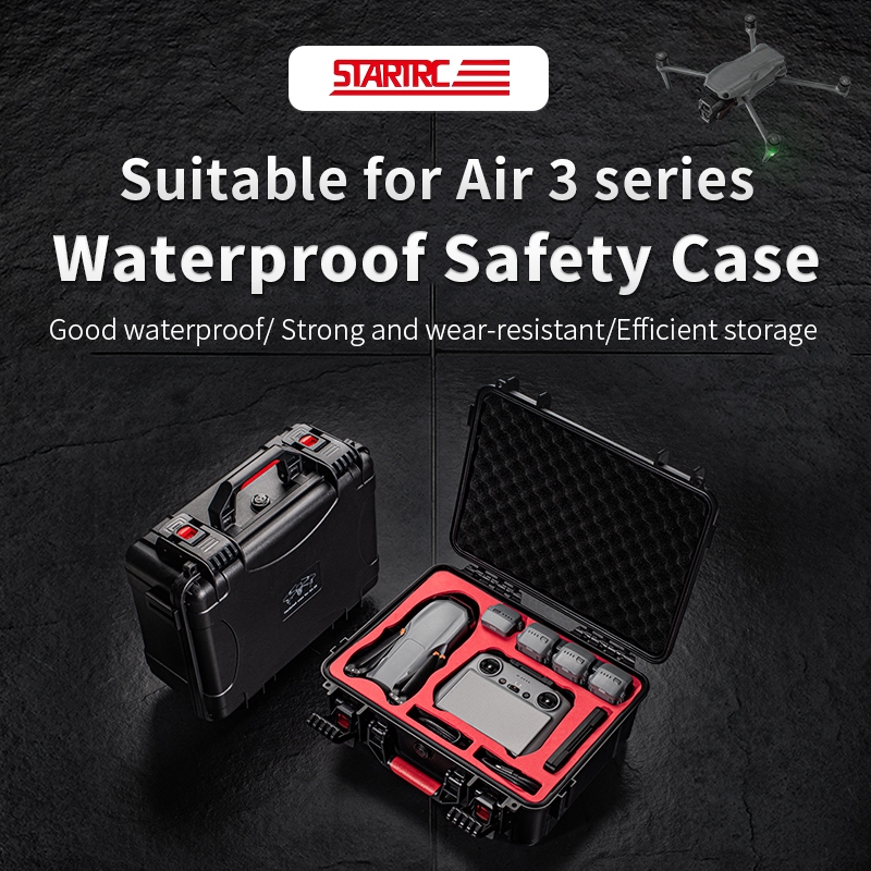 Dji Air 3S Drone Suitcase Waterproof Hard Shell Box DJI RC 2/RC N3 ...