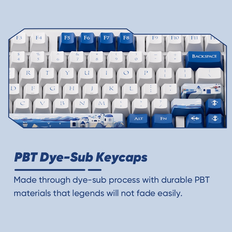 Akko Santorini 5098B Wireless Mechanical Keyboard, First with LCD ...