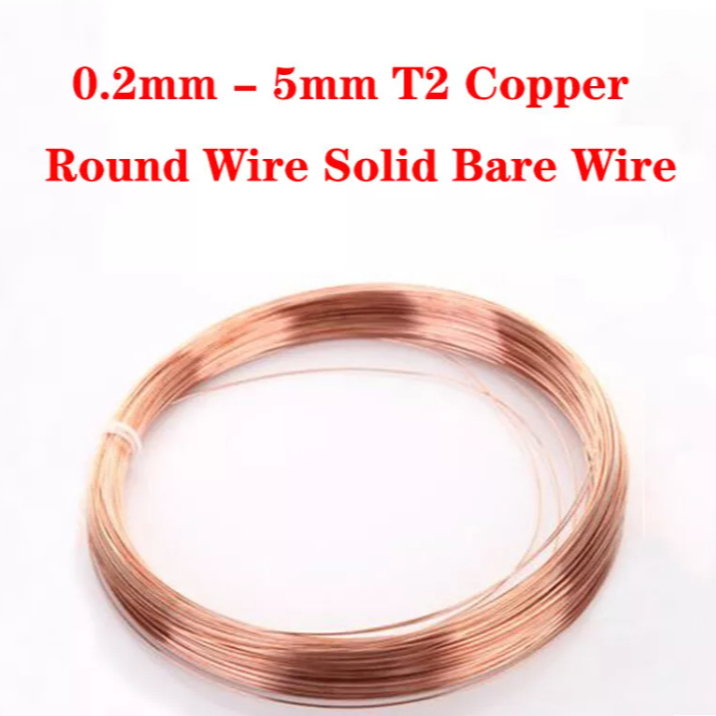 Diameter 0.2mm ~ 5mm T2 Purple Copper Wire Is Conductive Thermal ...