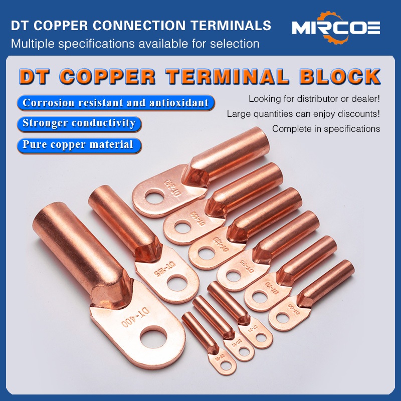 DT10 to DT300 A-level DT copper nose terminal block Lug 120mm2-300mm2 ...