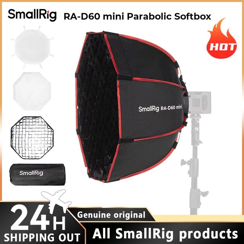 SmallRig RA-D60 Parabolic Softbox, 23.6" Quick Release Softbox with ...