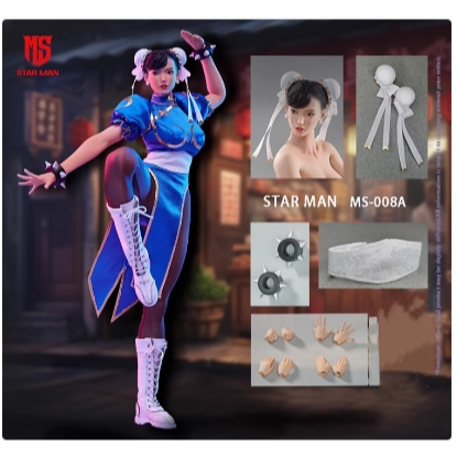 STAR MAN【Reprint】：1/6 Female Fighter Action Figure MS-008 A/B Two Models | Shopee Philippines