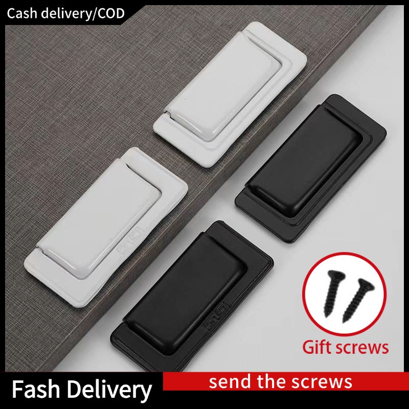 cabinet handles for wood hidden handle flat handle cabinet drawer ...