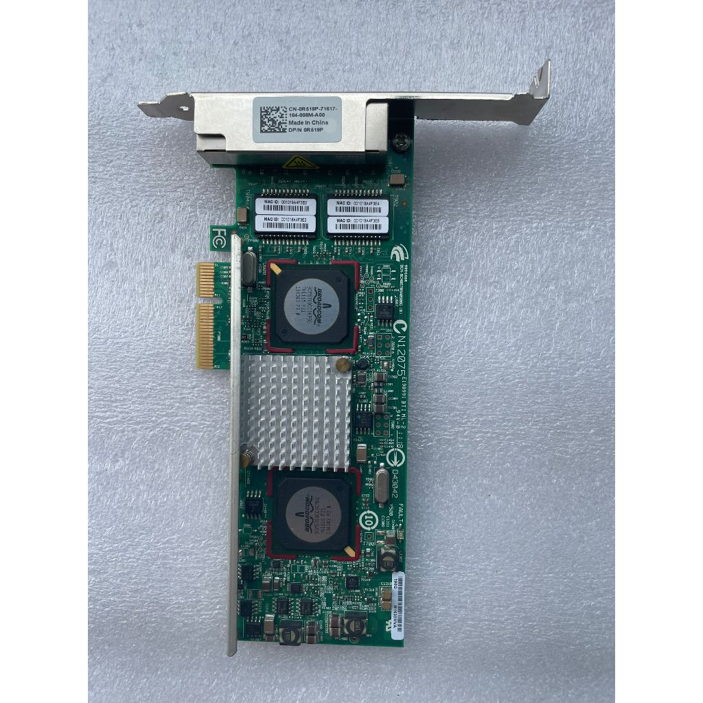 [Ready Stock] DELL 5709 Chip Four-Port 1G Network Card Industrial ...