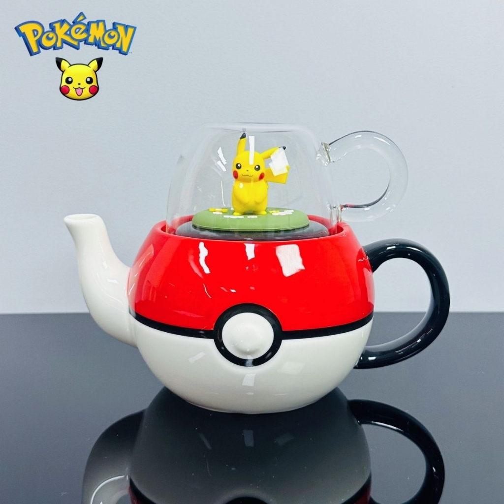 2024 New Hot pokemon Anime Ceramic Teapot Mug Cup Cute Cartoon Pikachu ...