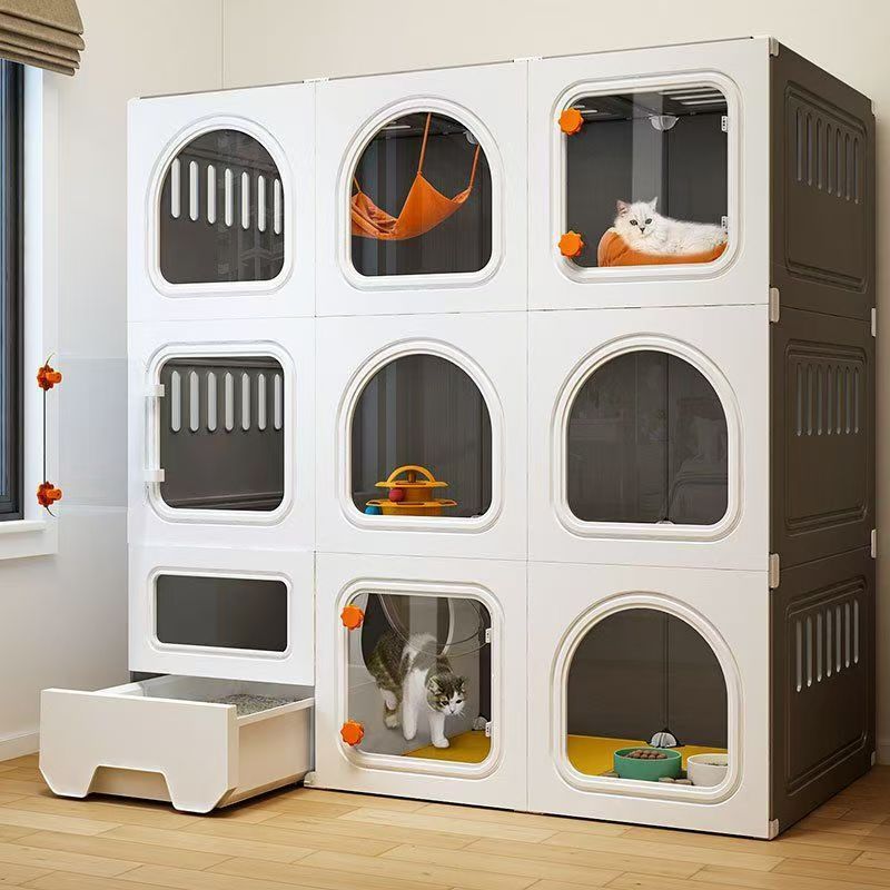 Cat House with Toilet Indoor Cat Cage | Shopee Philippines