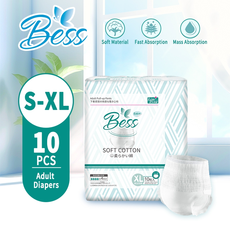 Bess Adult Care Diaper Tape 10pcs/pack S M L XL Good Quality | Shopee ...