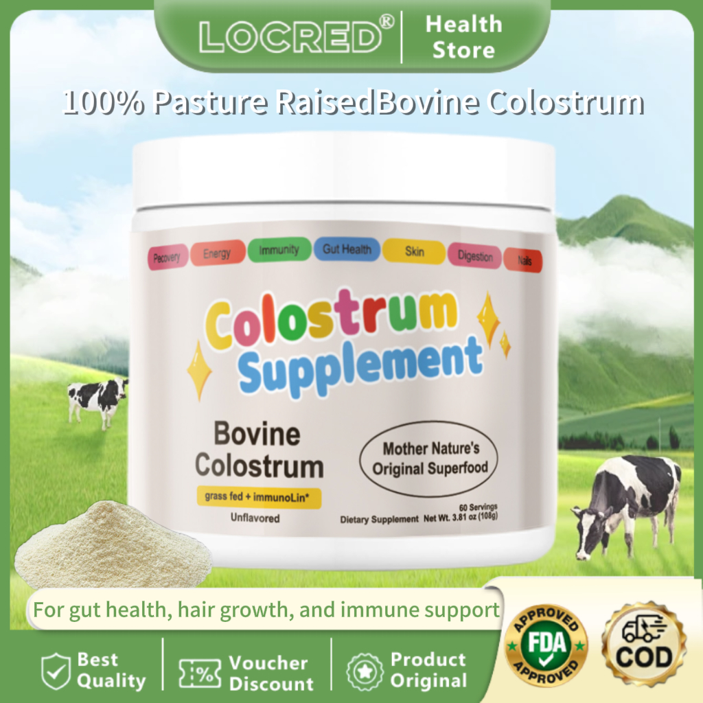 Colostrum Powder milk Supplement for Gut Health, Immune Support Muscle ...