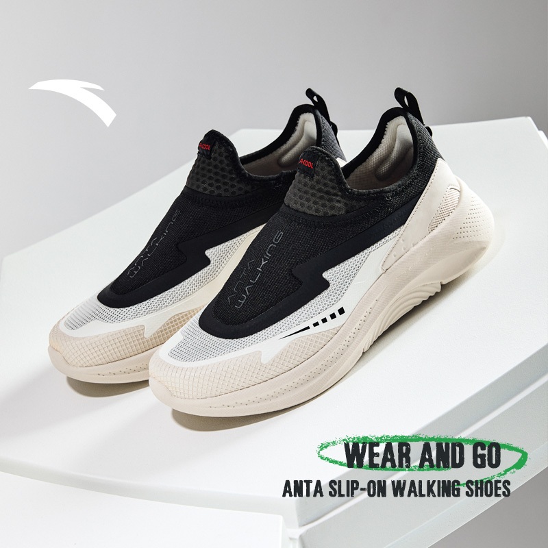 ANTA Men Healthy Walking Slip On Comfortable Versatile Breathable ...